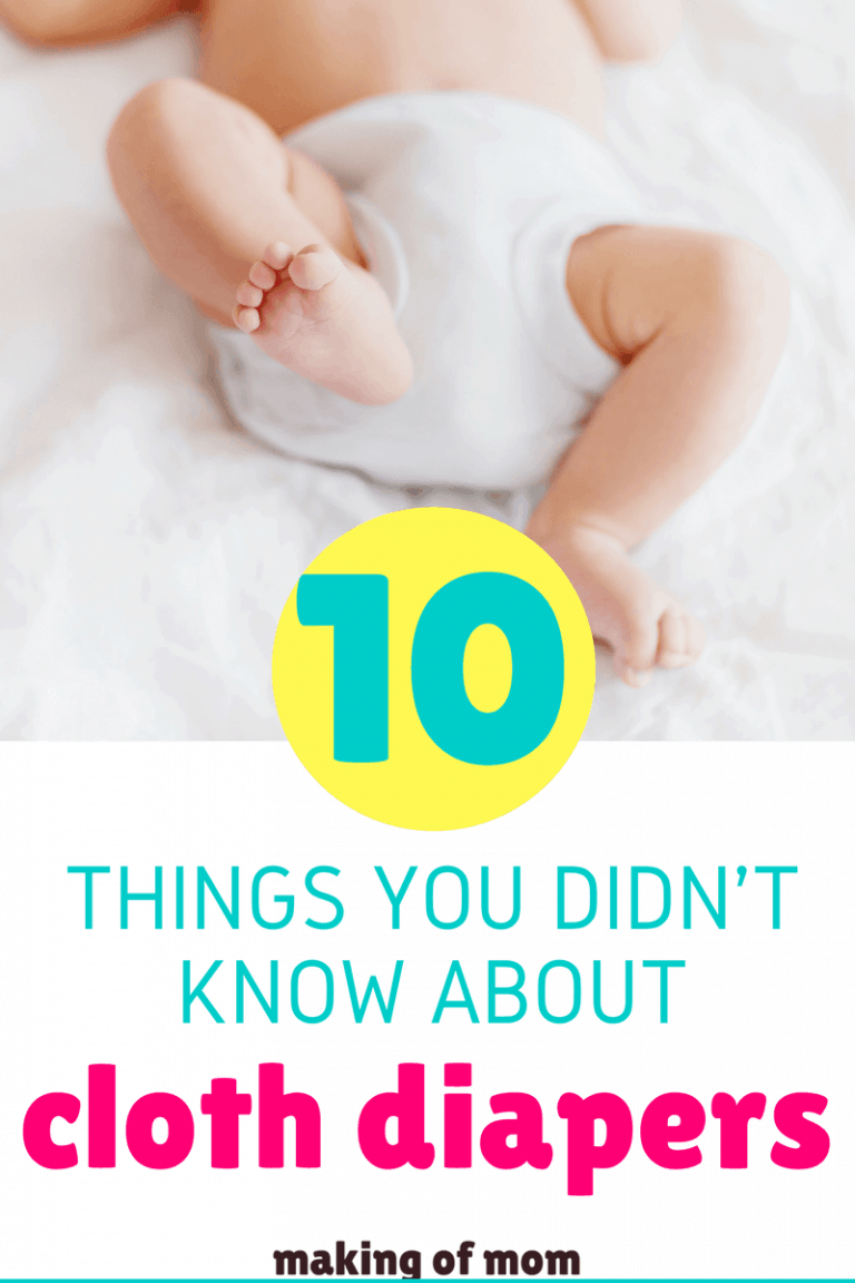10 Surprising Things You Didn’t Know About Cloth Diapering - Making of Mom