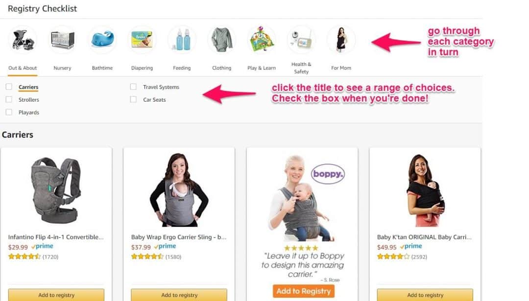How to Start Your Baby Registry - Making of Mom