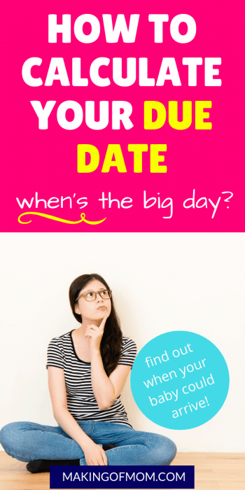How To Calculate Due Date 1 Making Of Mom 7029