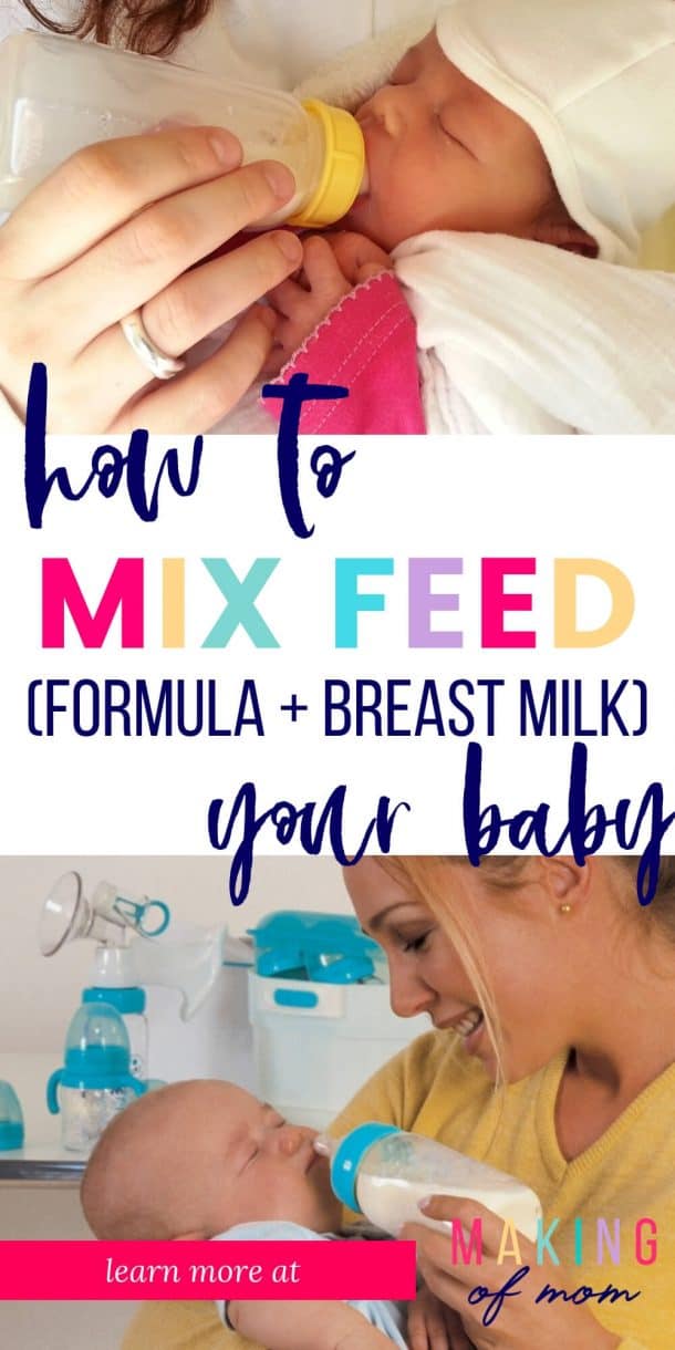 Combination Feeding - Breast, Expressed & Formula