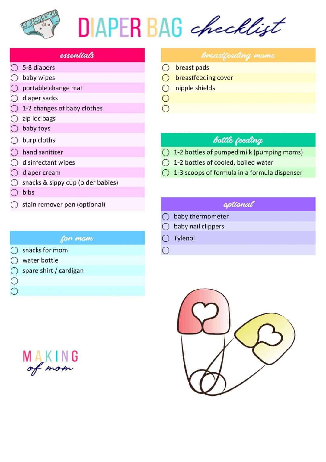 Newborn Daily Log - Printable Baby Feeding, Diaper and Sleep Schedule ...