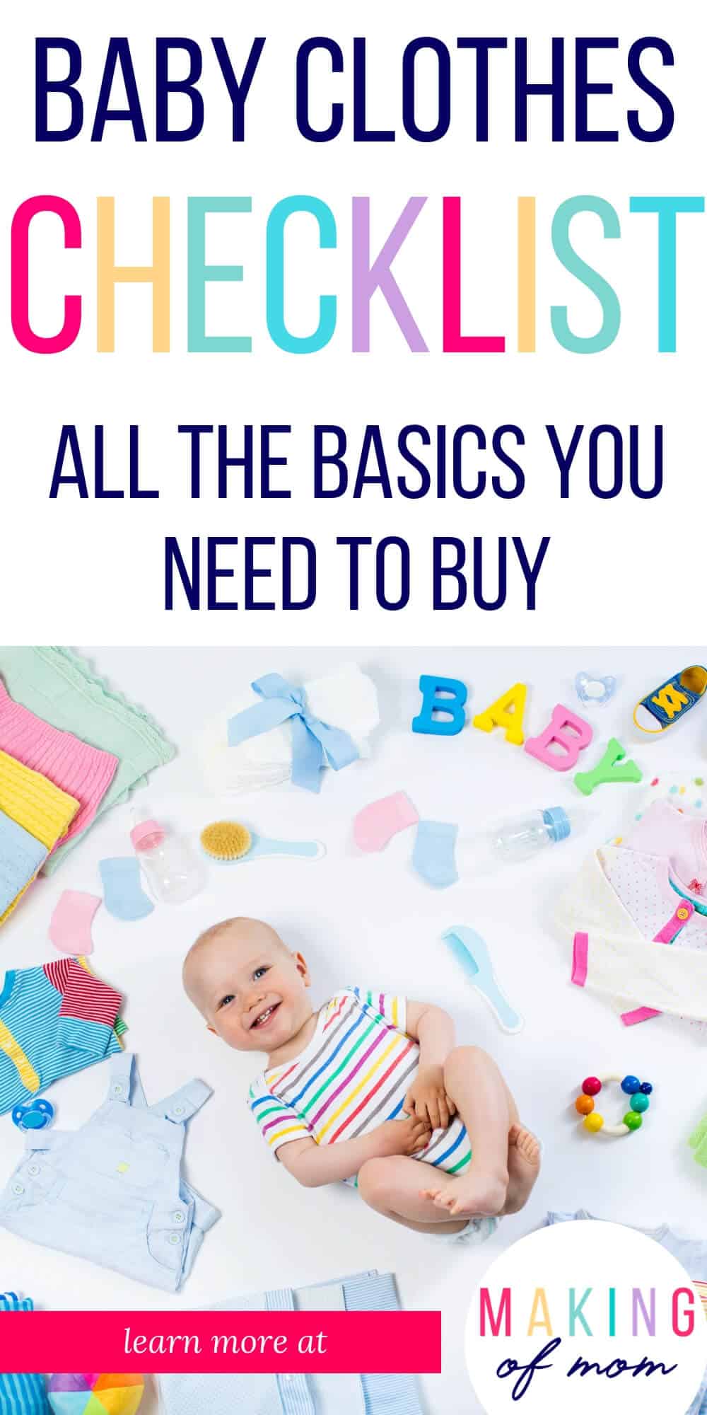 What Baby Clothes Do I Need? A Guide for Expecting Moms [For All Seasons]