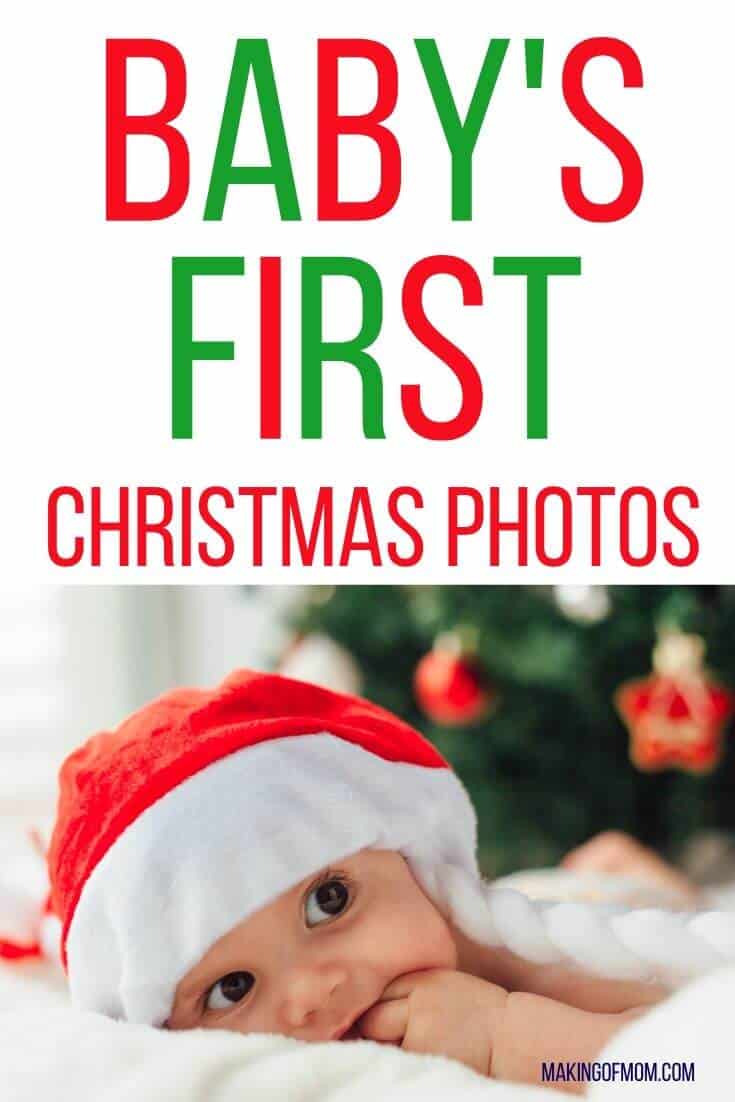 12 Days of Baby's First Christmas Photo Ideas - Making of Mom