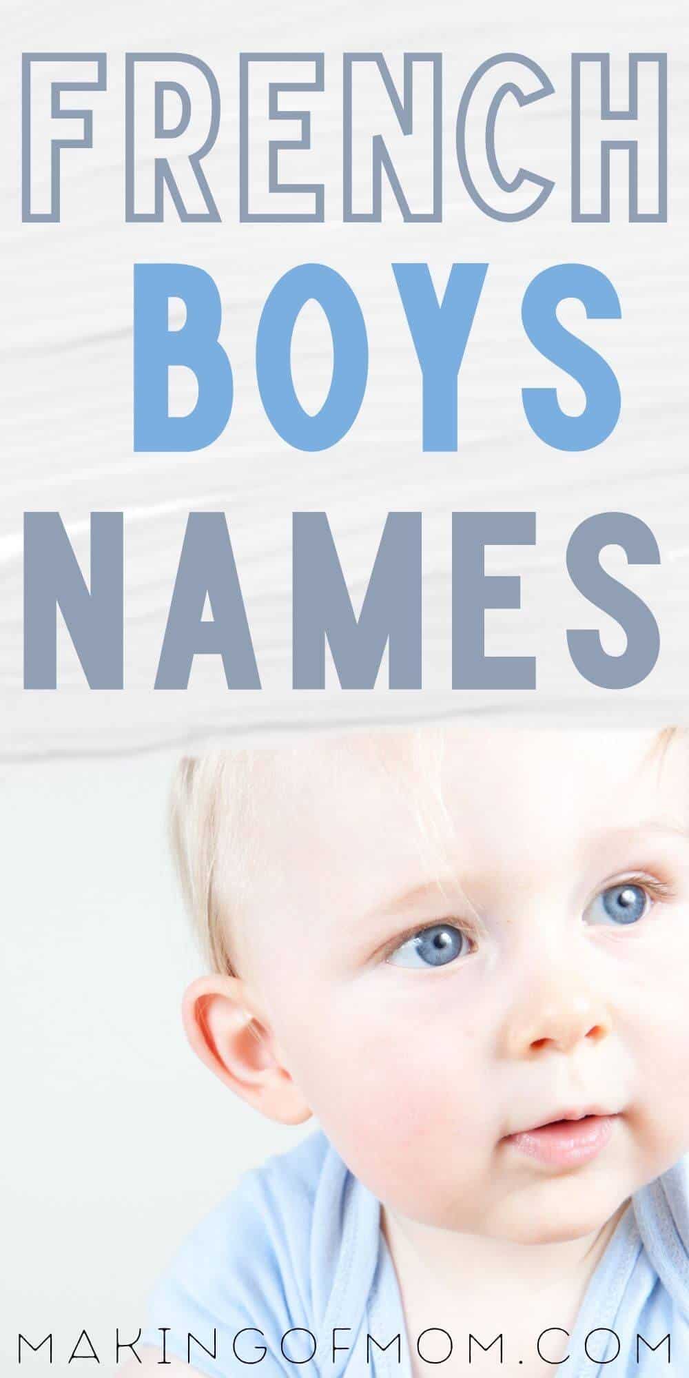 french boy names (1) - Making of Mom